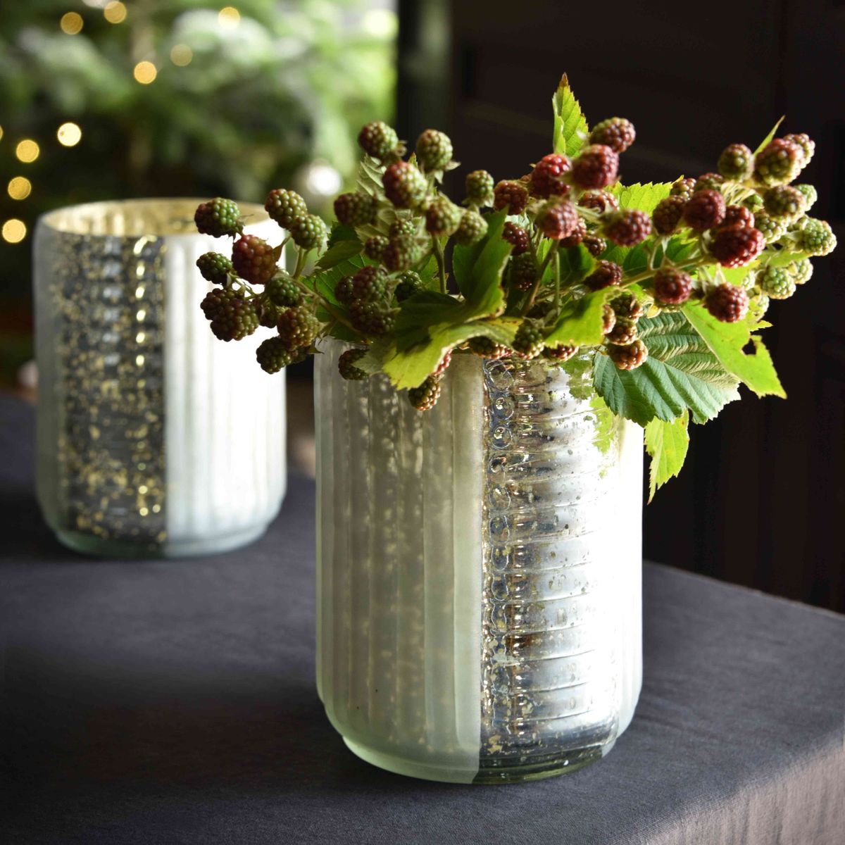 Vase pot à lait en métal vert forêt H38 cm - Tosca – Decoclico